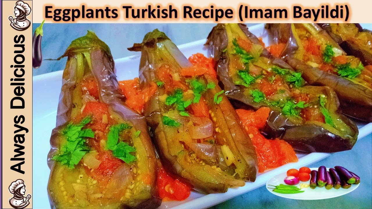 Turkish Eggplants Recipe Imam Bayildi // You will Love it to Make this ...