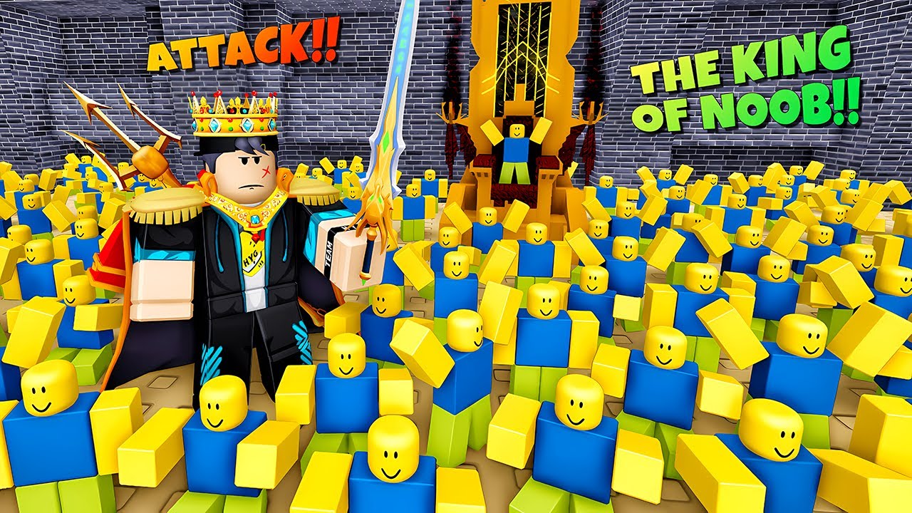GG!! Buat PASUKAN NOOB TERKUAT & Hancurkan SECRET BOSS 🔥🔥🔥 - YouTube