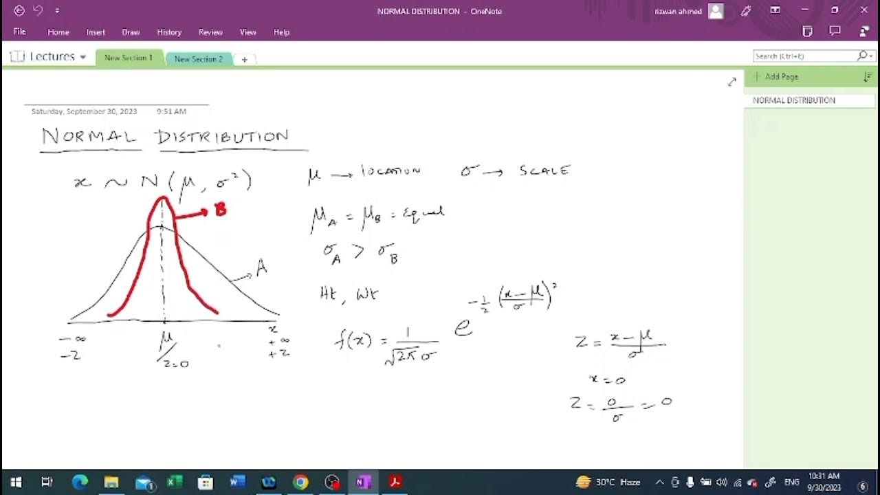 Introduction to Normal Distribution Part 1 - YouTube