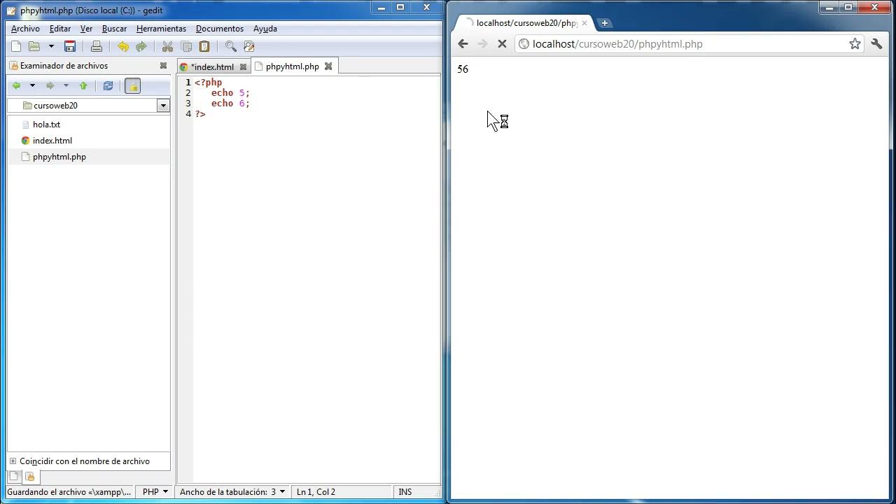 Curso de PHP Sintaxis 02 Echo - YouTube