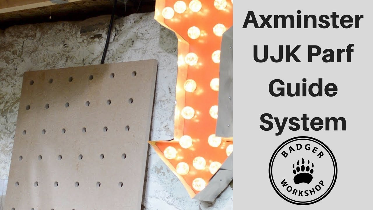 Axminster UJK Parf Guide System Bench Top - YouTube