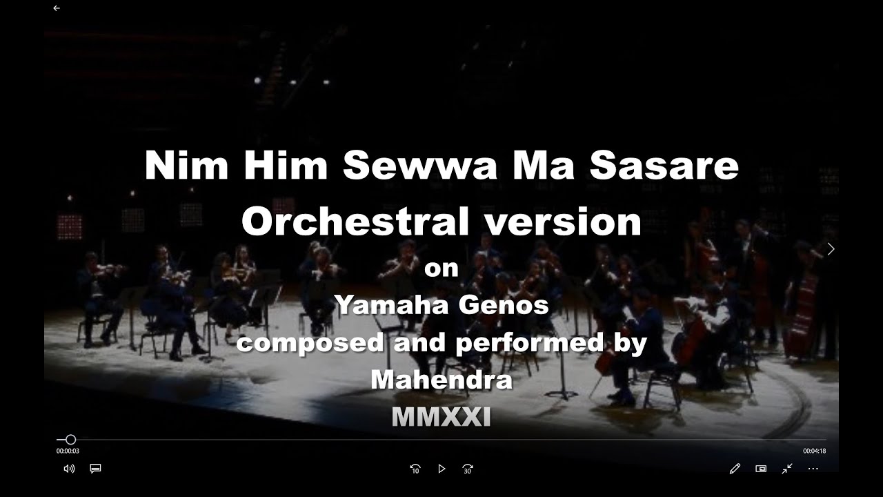 Nim Him Sewwa Ma Sasare Orchestral - YouTube