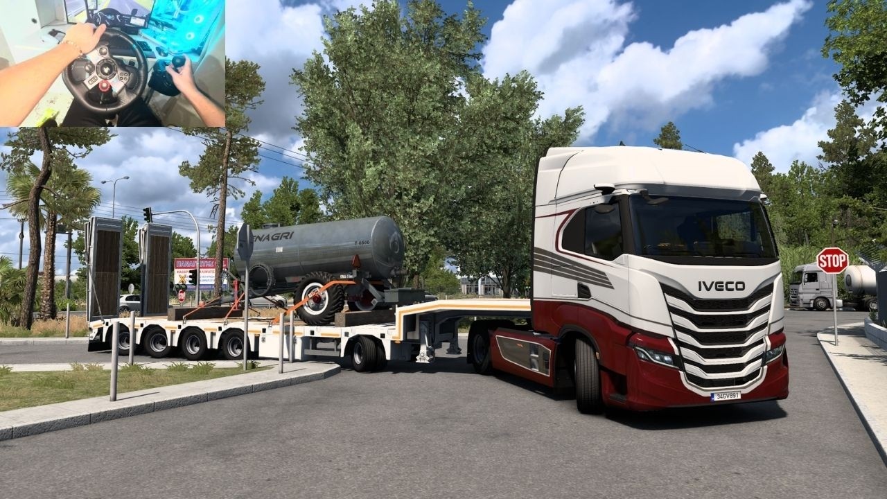 New İveco Truck Greece Map Heavy delivery Ağır teslimat | G29 Steering ...