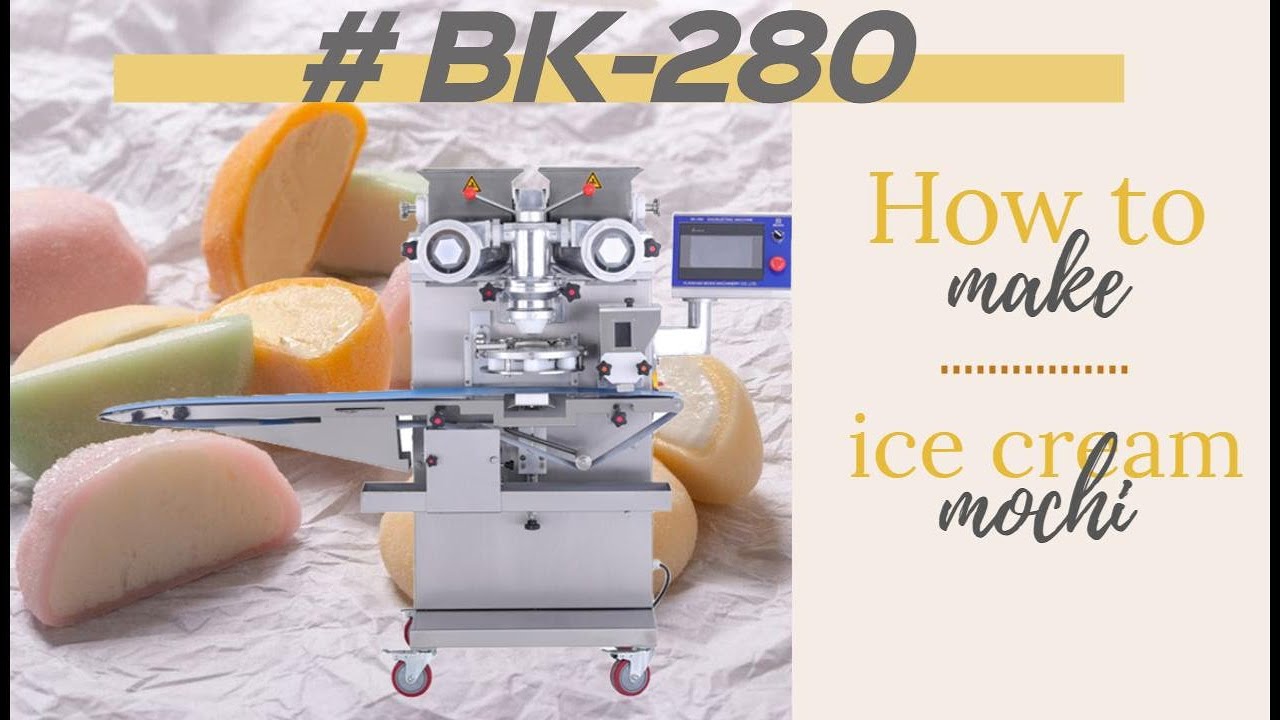 BK-280 Encrusting And Forming Machine/Ice Cream Mochi Making Machine ...