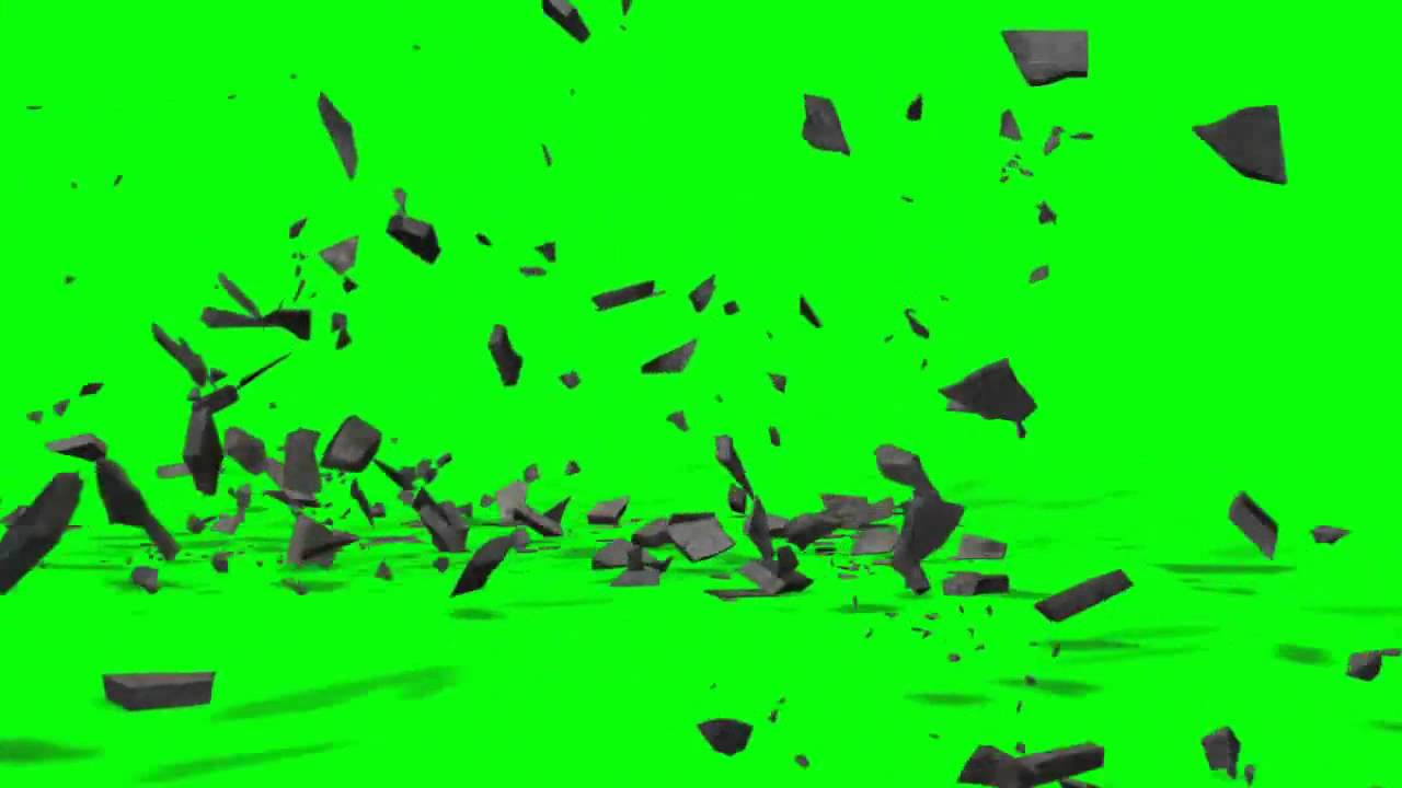 Ten Green Screen Debris Exploding Effects - YouTube