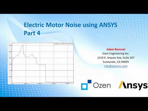 Electric Motor Noise using ANSYS Part4 - YouTube