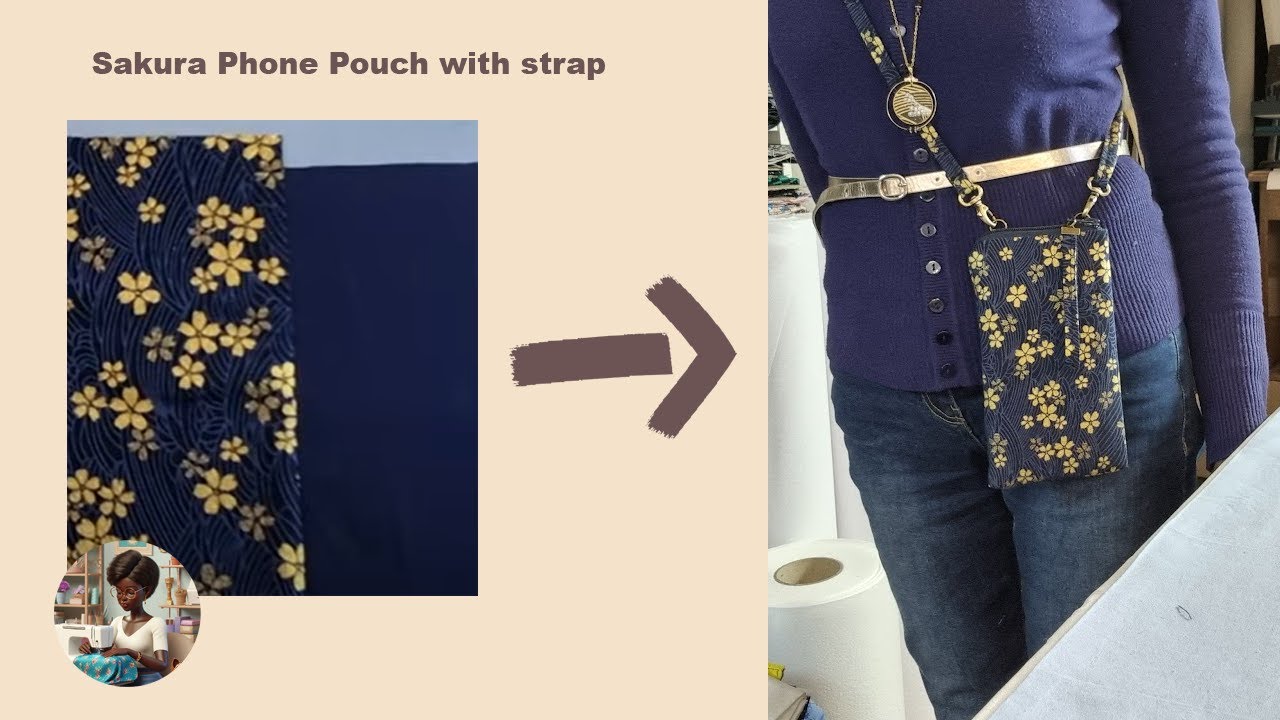 Super facile! Seulement 2 bouts de tissus /How To Make A Phone Japanese ...