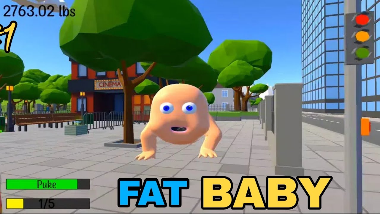 MOTA BACHA SAB KHA GAYA | Fat Baby | 🤣 | SAHIL GAMING - YouTube