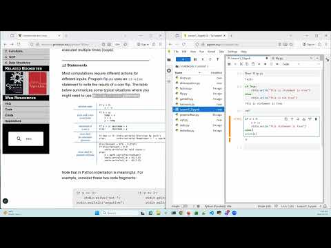 Princeton IntroCS (Python) Lesson1.3 - Conditionals and Loops (Preview)