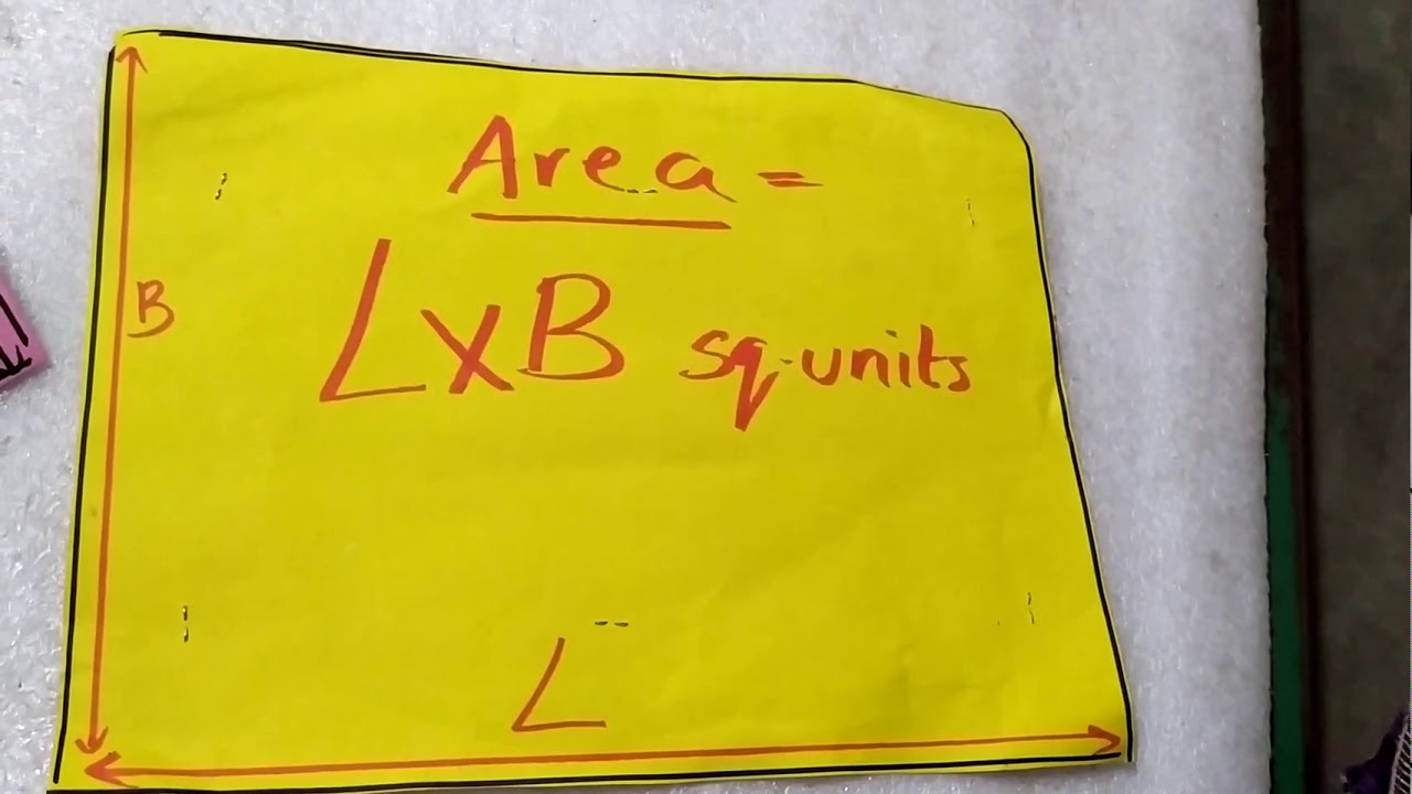 Teaching aid on Area of pathway... 7th std... Term 2... Explanation in ...