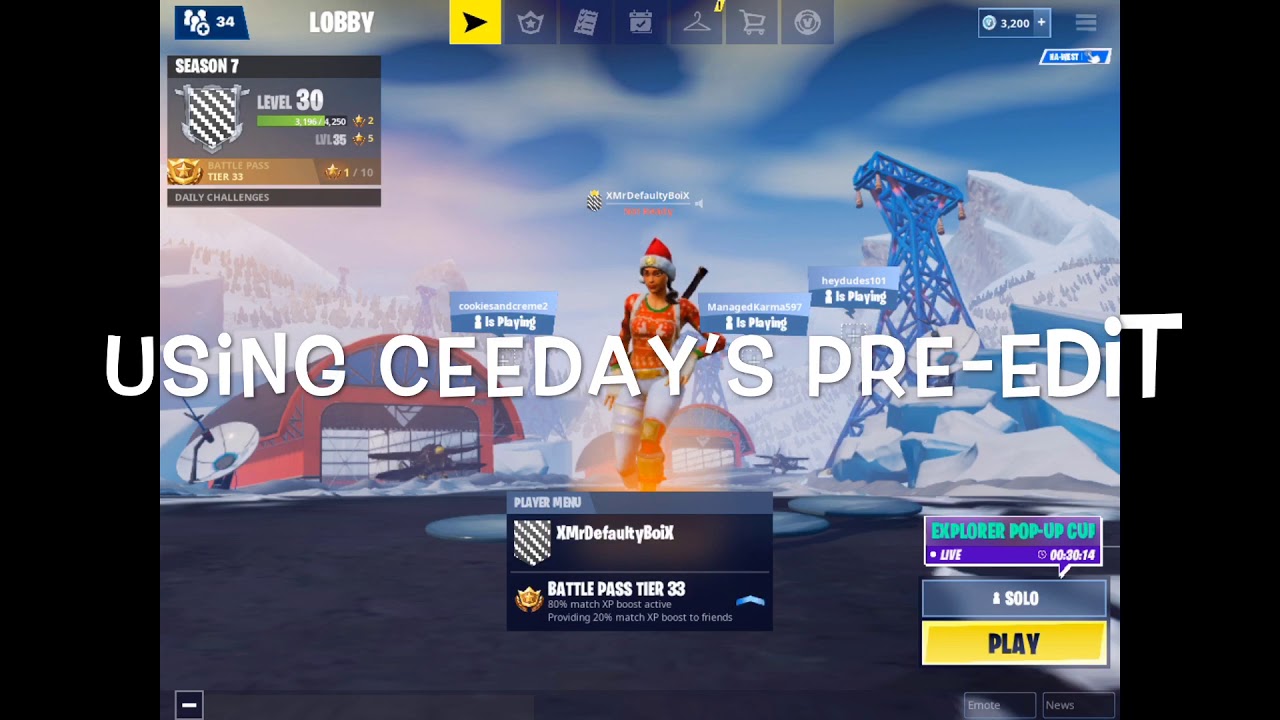 Ceeday’s Pre-Edit Challenge - YouTube