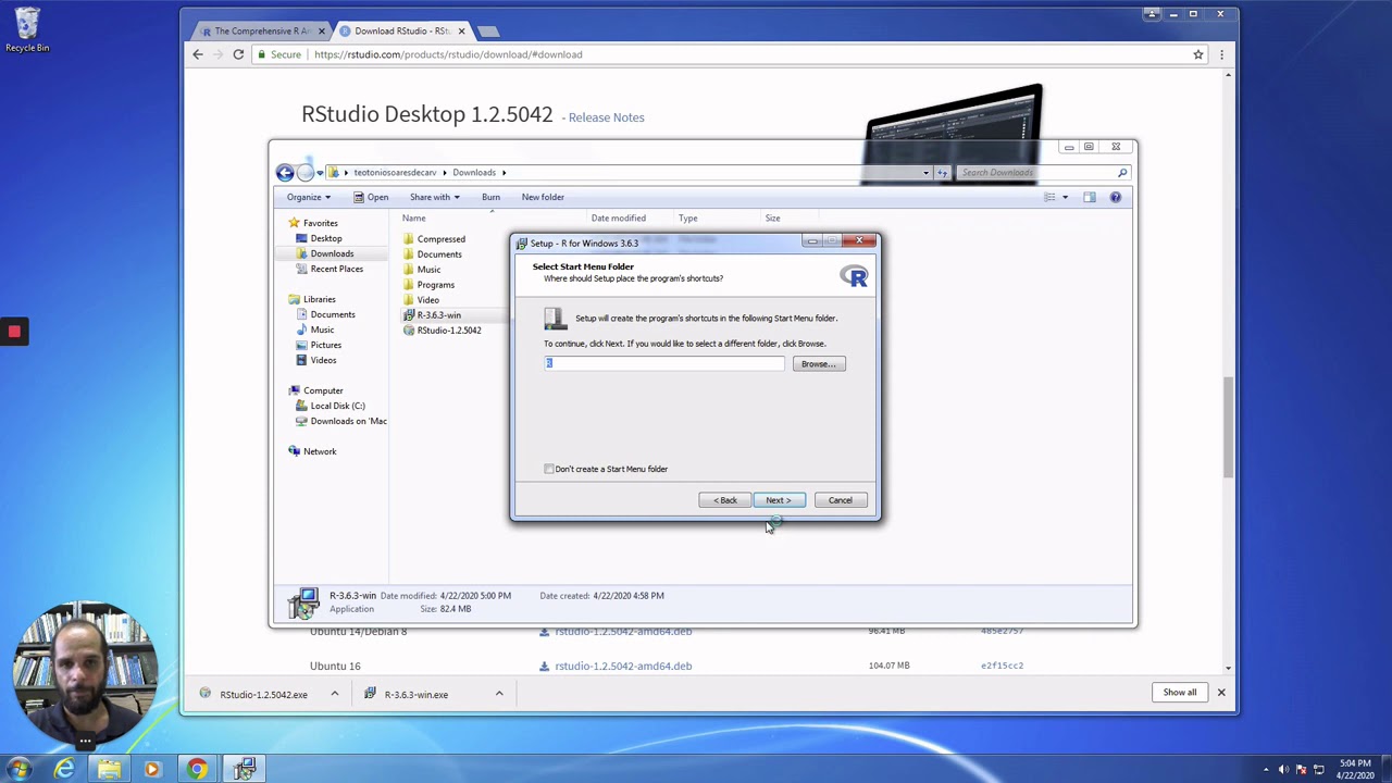 Curso de Introdução ao R - Aula 02 - Instalação do R e RStudio - YouTube