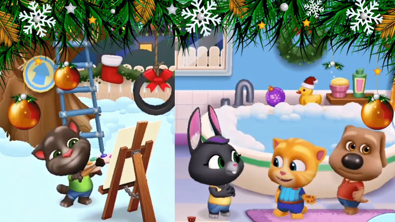 My Talking Tom Friends Gameplay! - Winter is here! - YouTube