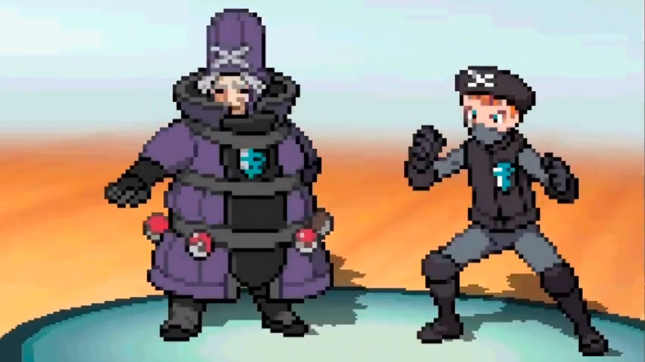 Pokemon Blaze Black 2 Redux - vs. Team Plasma Zinzolin on Route 21 ...