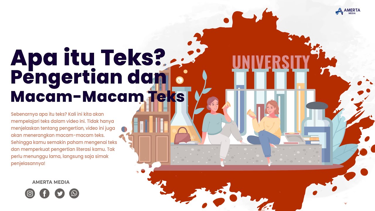 Apa itu Teks? Pengertian dan Macam Macam Teks? - YouTube