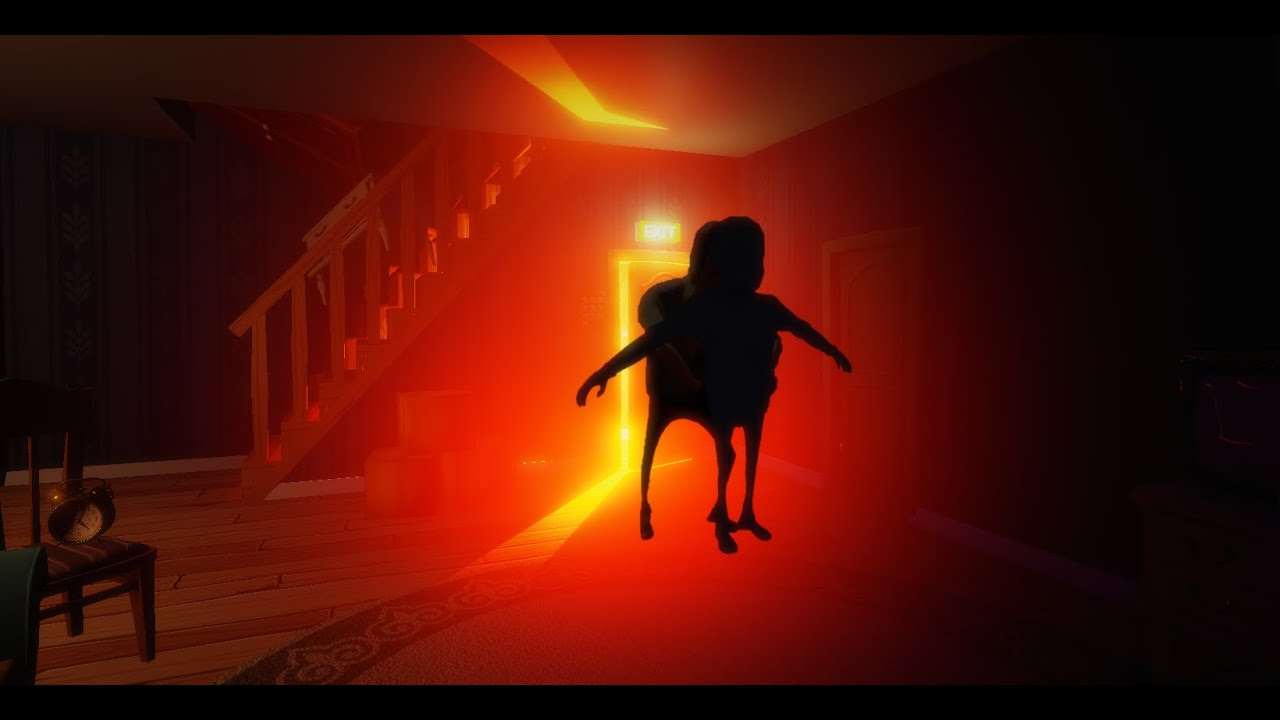 playing the hello neighbor pre alpha - YouTube