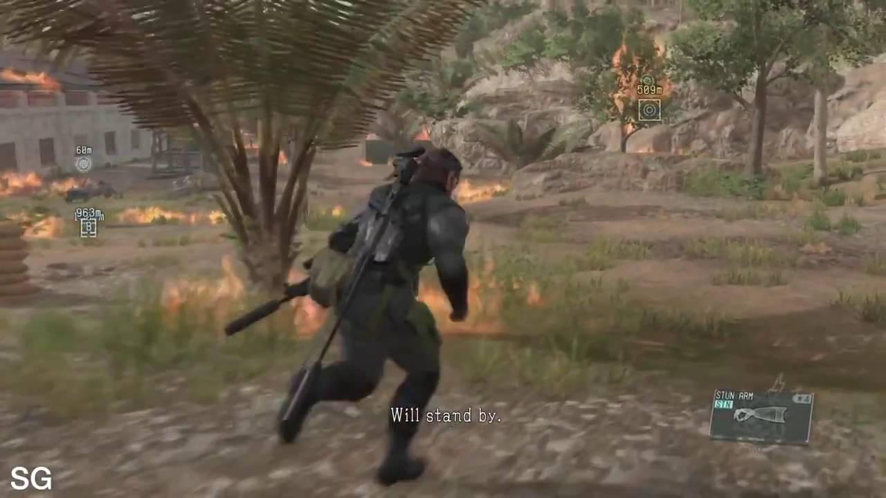 Metal Gear Solid 5: The Phantom Pain | Easy Way to Beat Man on Fire ...
