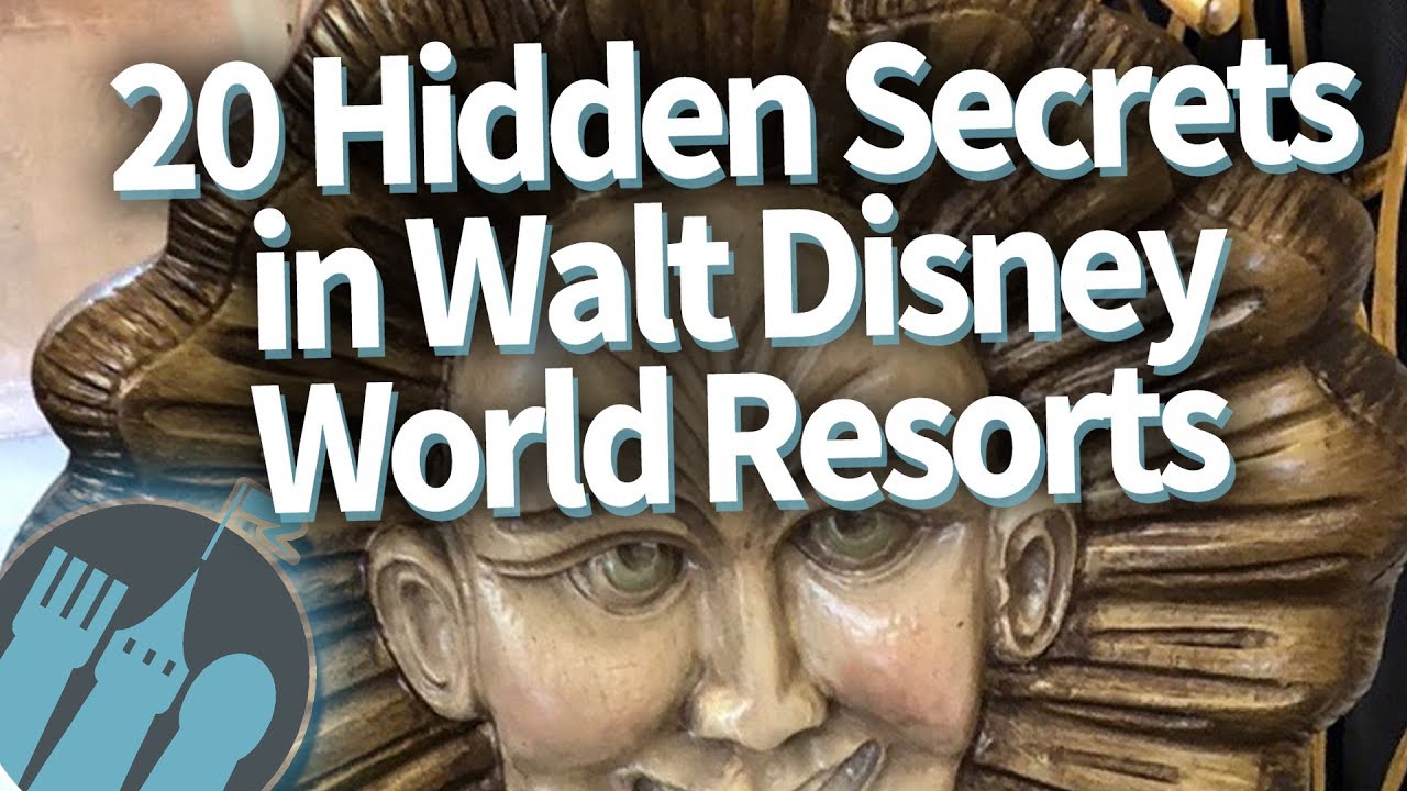 20 Hidden Secrets in Walt Disney World Hotels! - YouTube