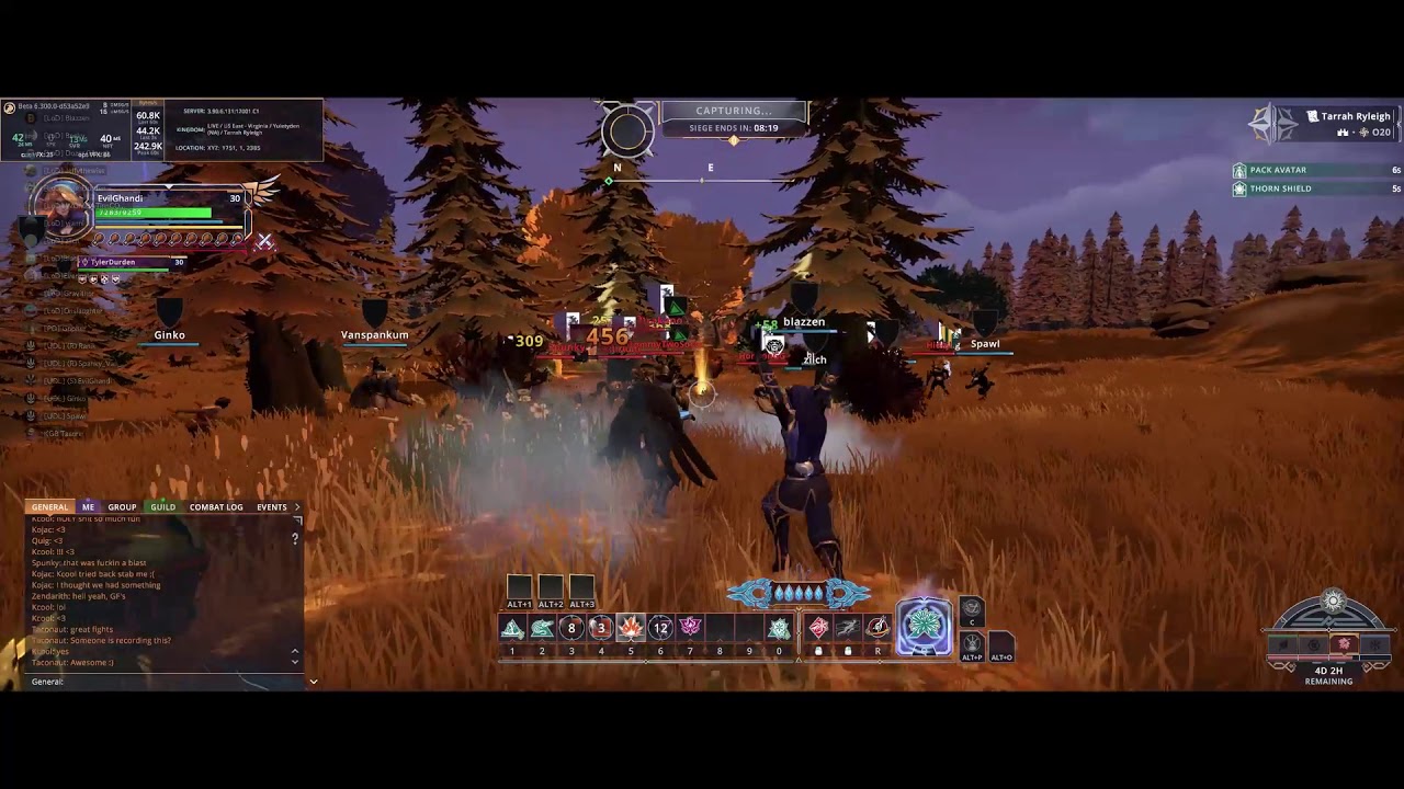 Crowfall - Death vs Hax Fort Fight - YouTube