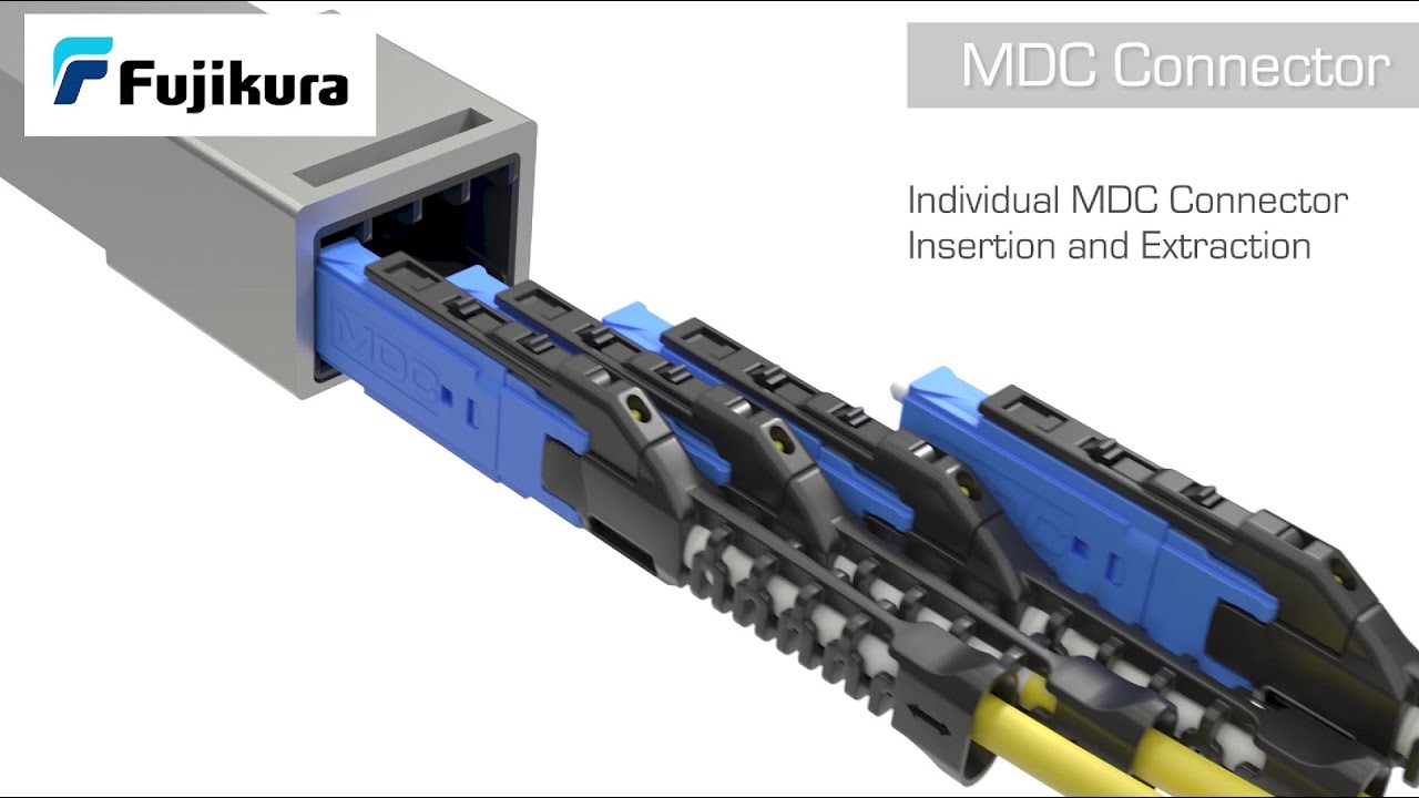 MDC Connector QSFP Application Fujikura - YouTube