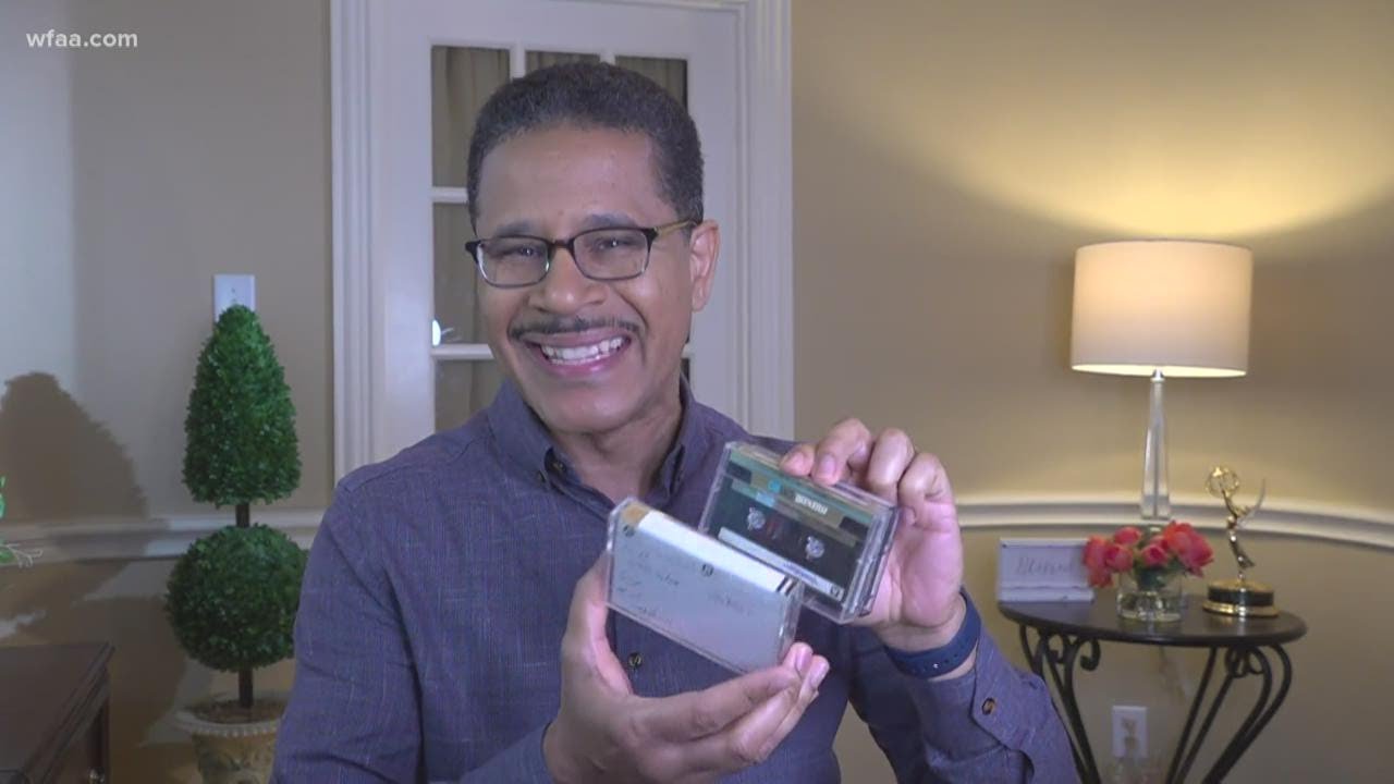 WFAA's Greg Fields shows off his old mixtapes - YouTube