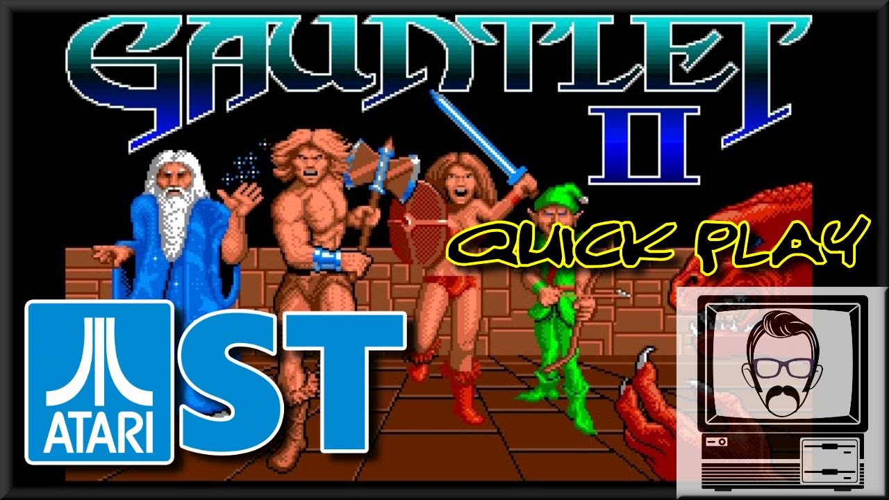 Gauntlet 2 Atari ST [Quick Play] | Nostalgia Nerd - YouTube