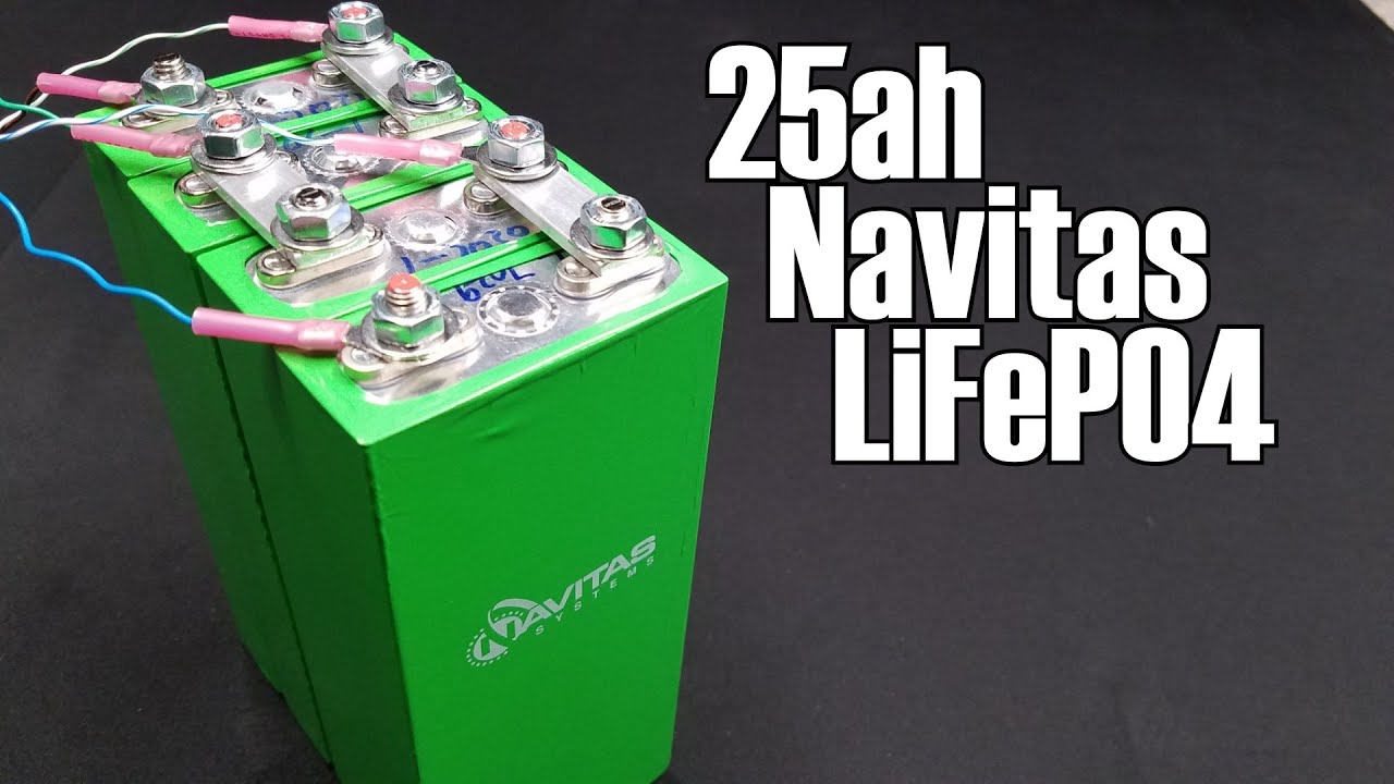 25ah Navitas LiFePO4 Capacity Test!! Amazing Cells!!! - YouTube