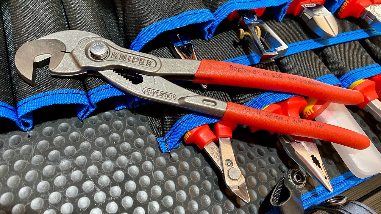 Knipex Raptor - Cleste Cheie 87 41 250 - YouTube