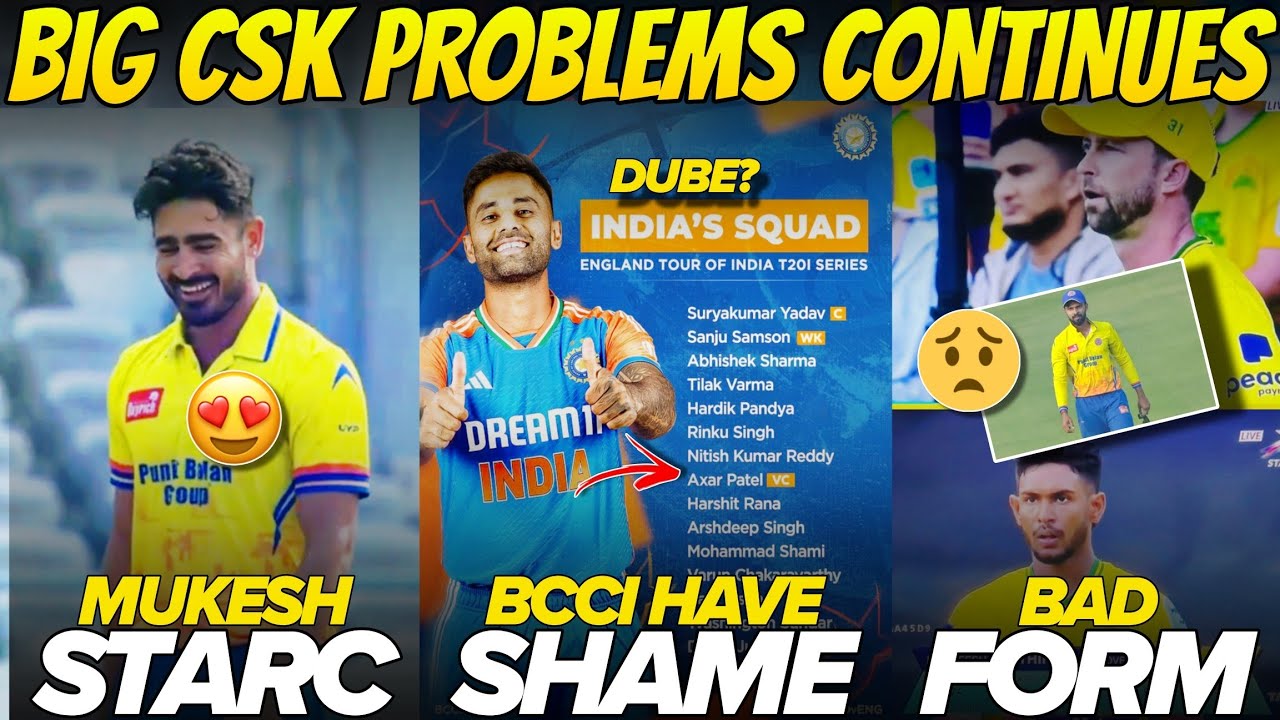 Big Problems for CSK Ahead of IPL 2025 | Pathirana Bad form Continues ...