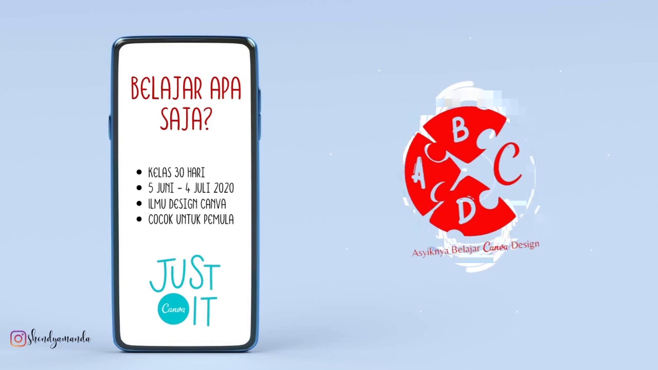 Karya Peserta Kelas Canva ABCD 5 - Shendy Amanda - YouTube