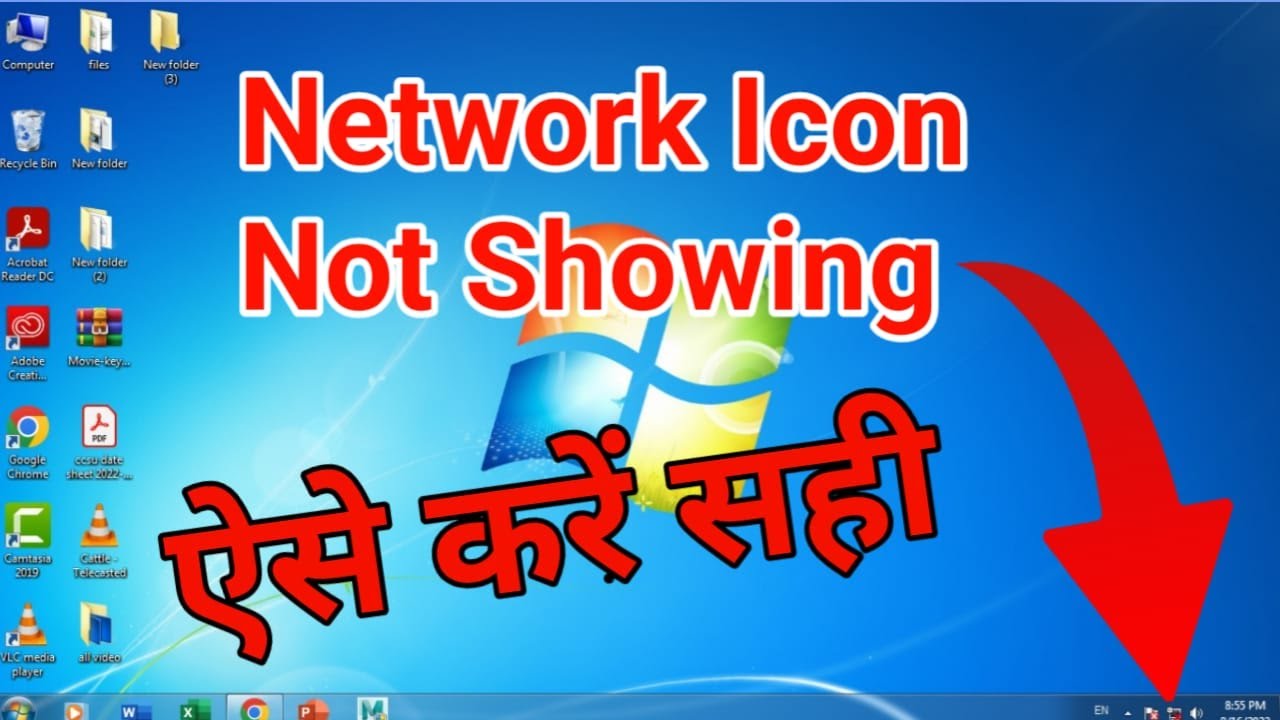 WiFi icon missing on taskbar in Windows 7 | Resolve Network icon ...