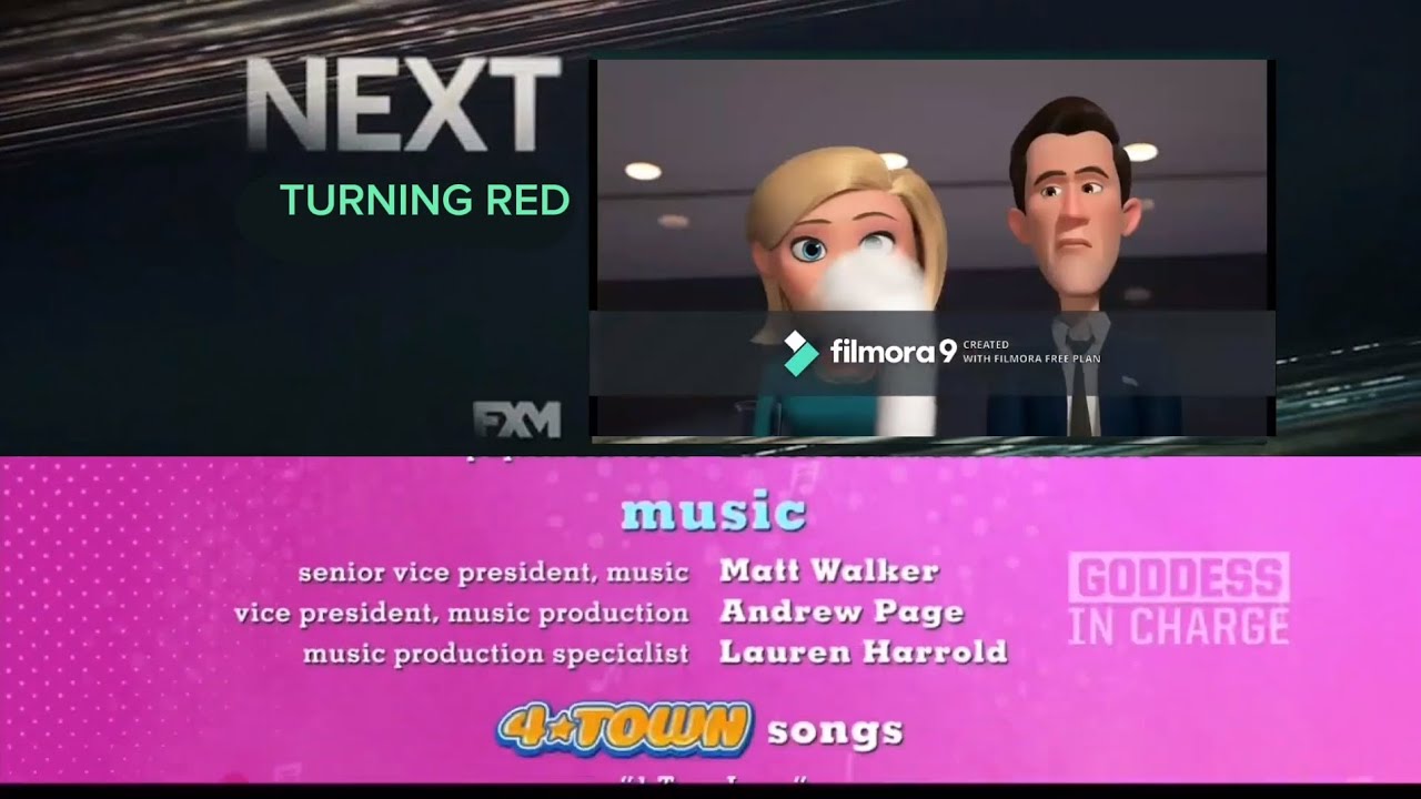 Turning Red End Credits On FXM #2 - YouTube