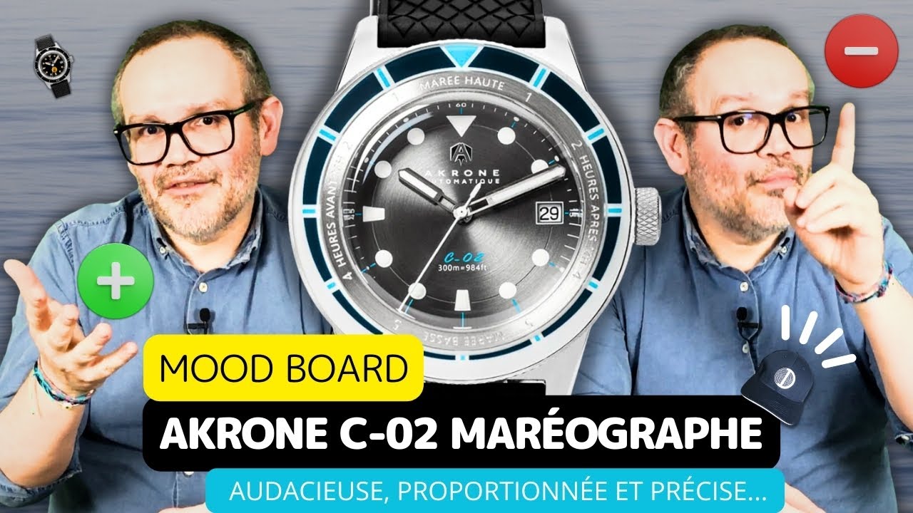 1200 € SEULEMENT pour la AKRONE Maréographe, la plus ORIGINALE de la ...