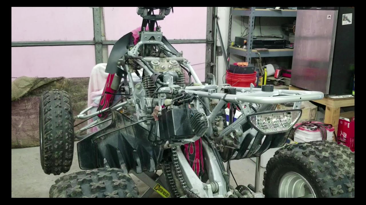 Project 2008 TRX Honda 400EX: Cleaning Parts Before Reassembling - YouTube