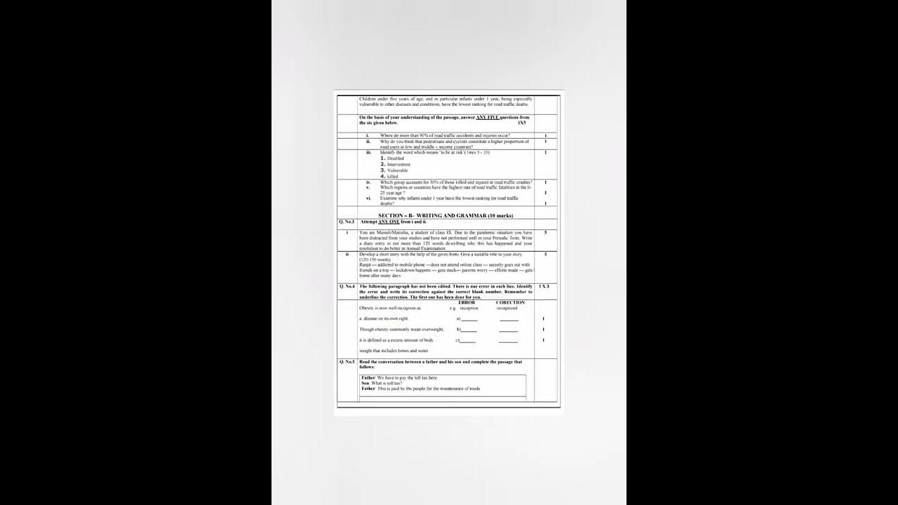 Class 9th English Sample Paper With PDF YouTube class-9th-english-sample-paper-with-pdf-youtube