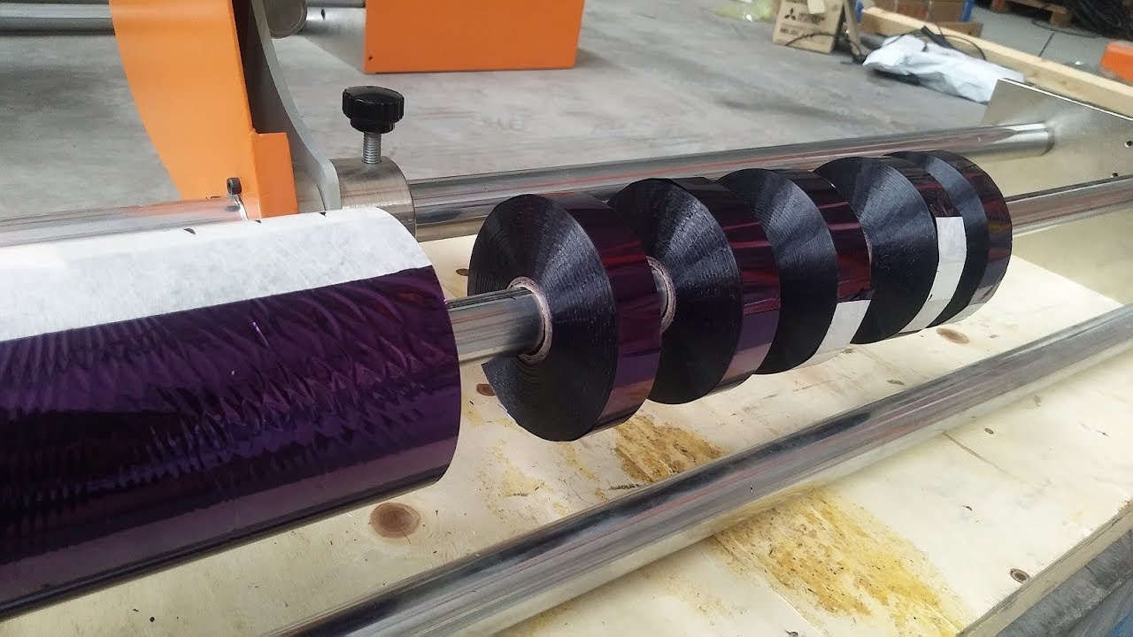 foil roll cutter - YouTube