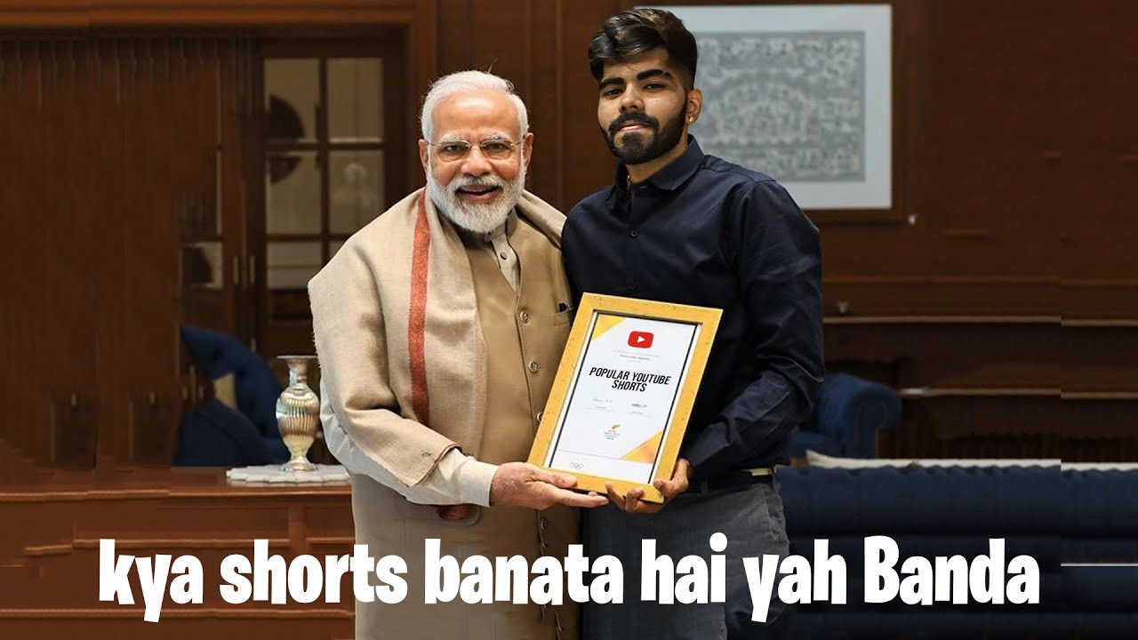 BGMI LIVE | Got Award From Modiji for Best Shorts! ️🤣 - YouTube