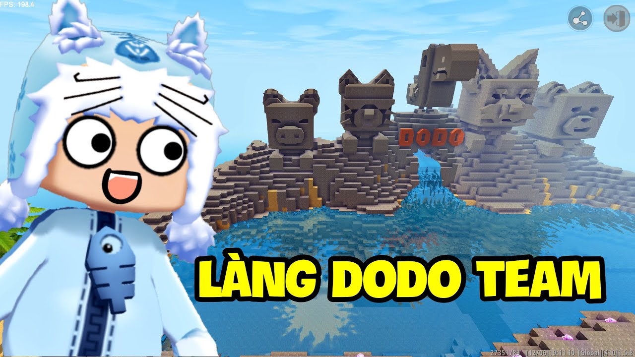 MEOWPEO KHÁM PHÁ LÀNG DODO TEAM SIÊU ĐẸP TRONG MINI WORLD - YouTube