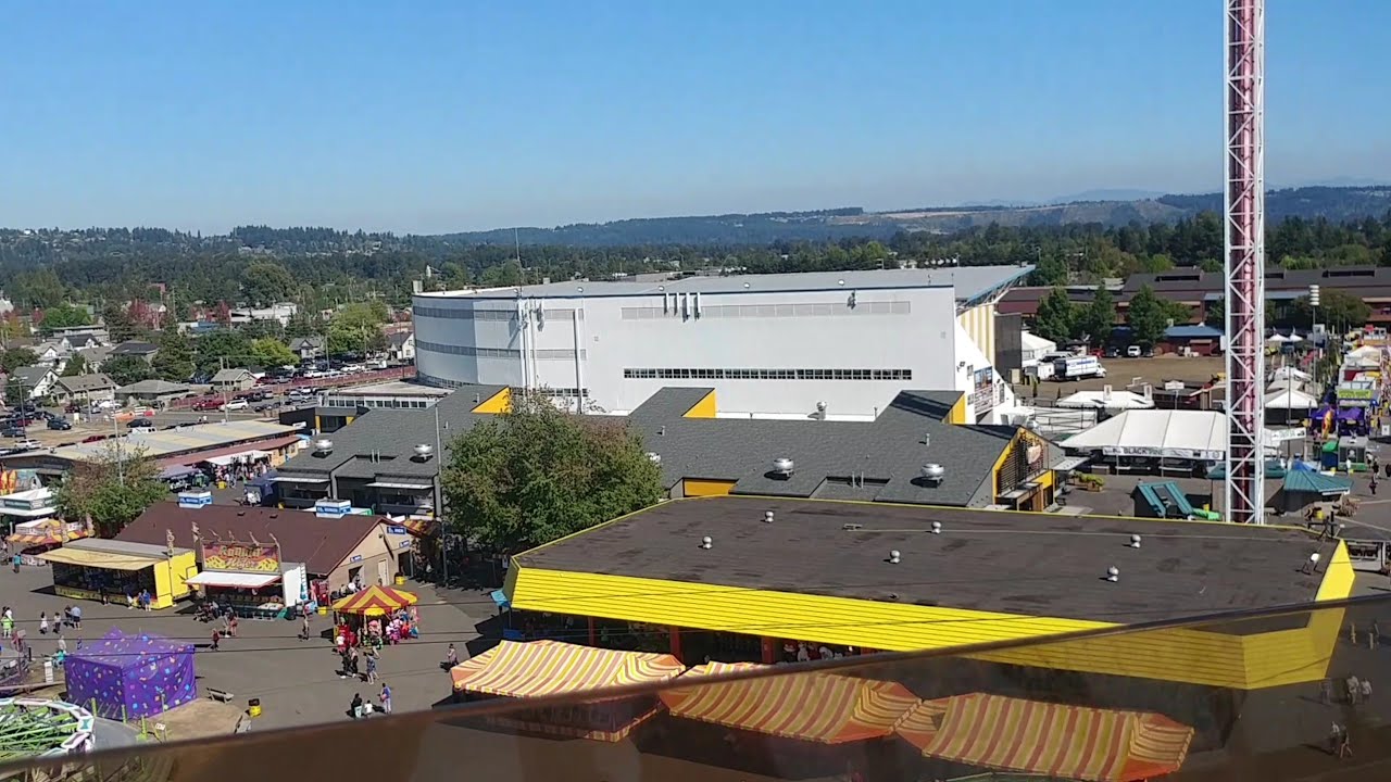 Riding the Ferris Wheel at Washington State Fair 2017 - YouTube