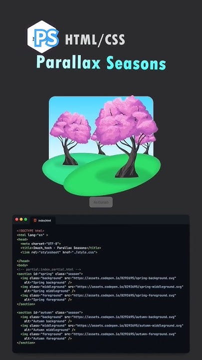 Parallax Seasonsprogramming Coding Programmer Python Developer Javascript Technology