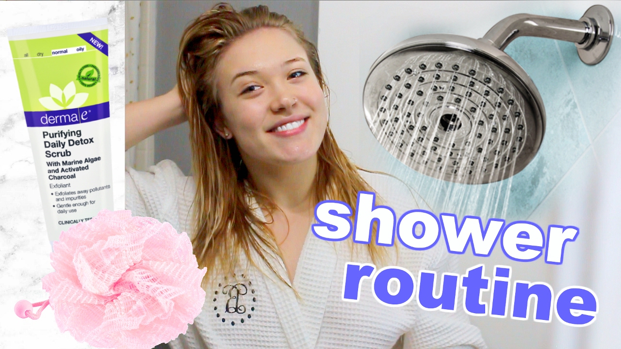 My Shower Routine 2017 // Get Unready With Me | Cicily Boone - YouTube