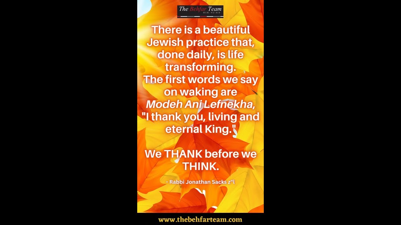 HAPPY THANKSGIVING DAY! -- The Behfar Team Real Estate - YouTube