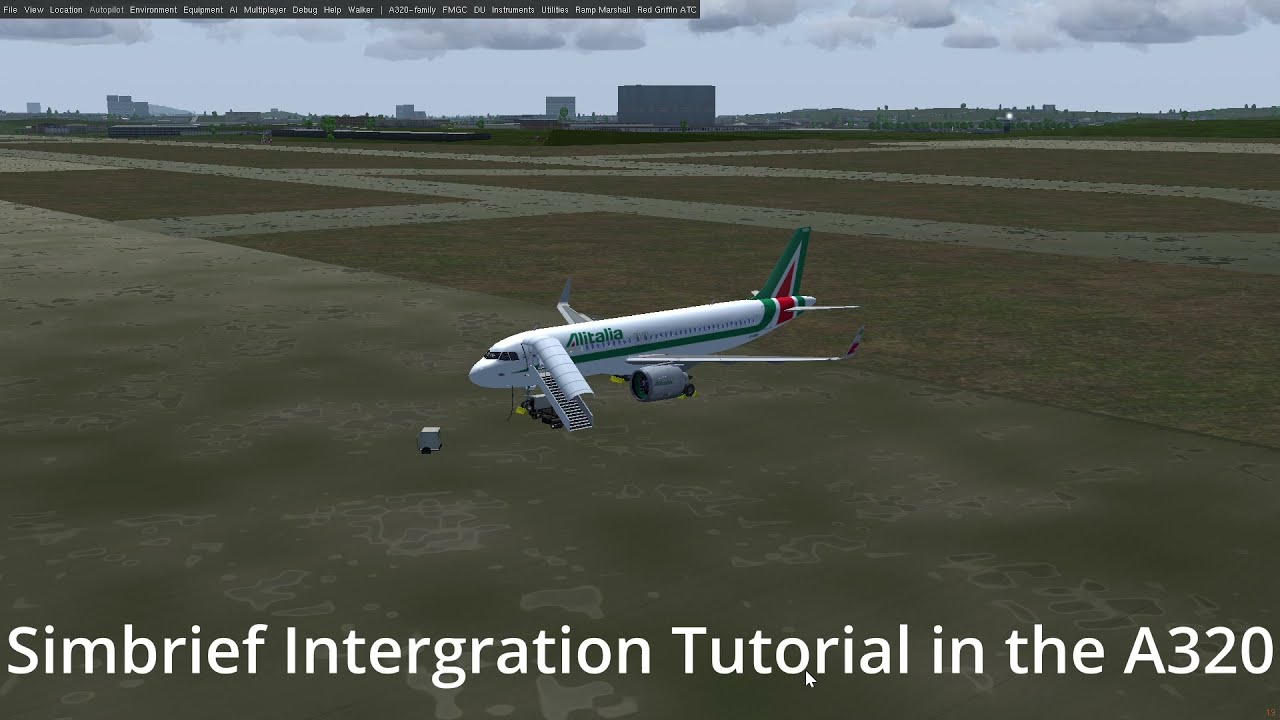 FlightGear | Tutorial | How to upload Simbrief Flightplan in A320 - YouTube
