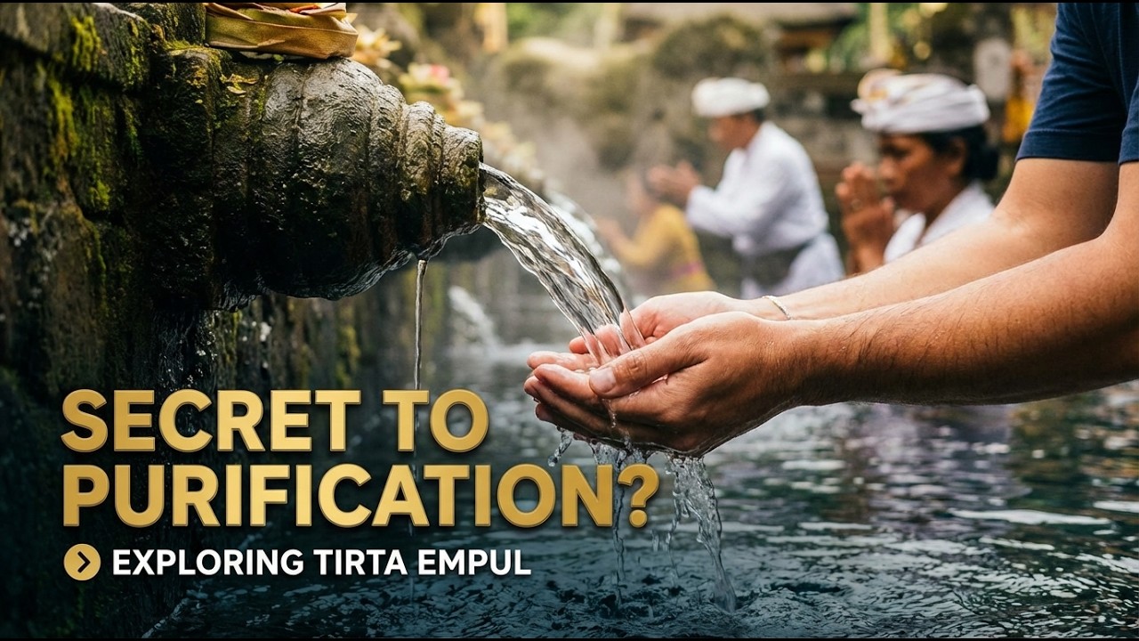 Tirta Empul Temple Purification Ritual | Sacred Holy Water Blessing in ...