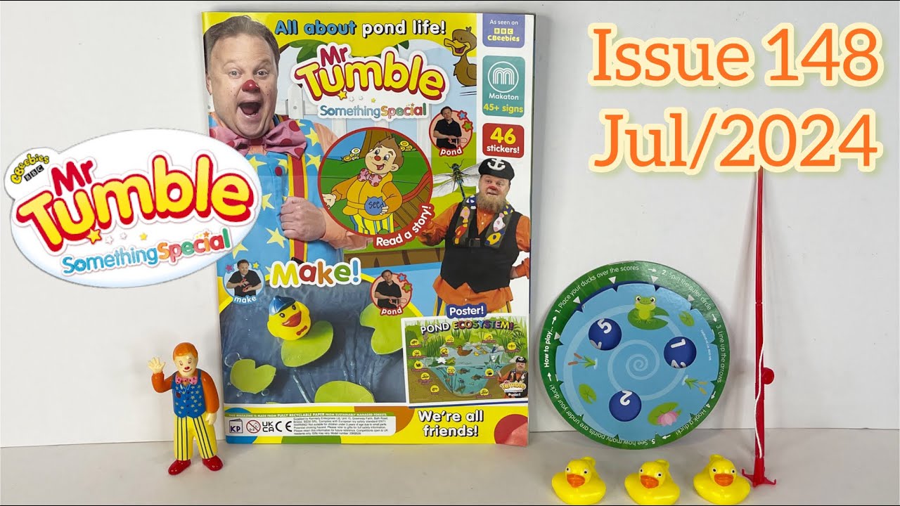 Mr Tumble , something special magazine, issue 148, Jul/2024, with hook ...