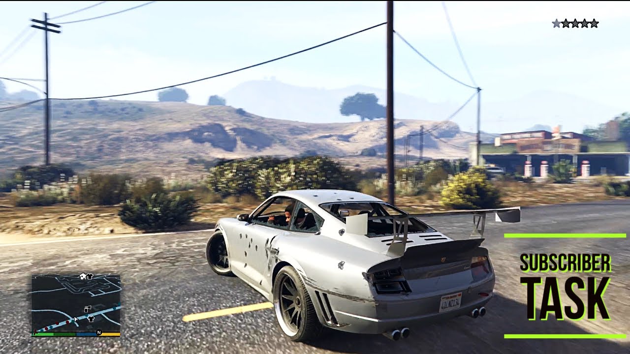 GTA 5 Task | Try To Getting 6 Star ⭐️ Without Using Cheats , Weapons ...