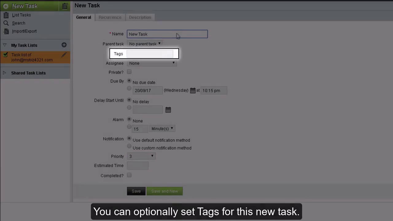 horde Webmail - Managing Tasks - YouTube