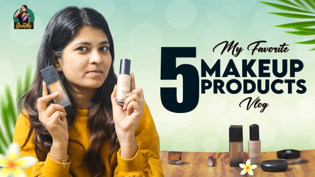 My Favorite 5 Makeup Products Vlog 👌| Makeup | Products Review | VJ ...