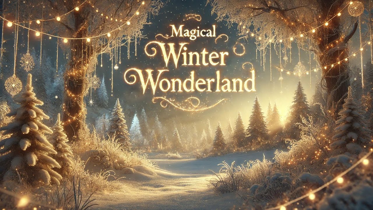 Magical Winter Wonderland ️🌲 – A Beautiful Animated Forest in Winter ...