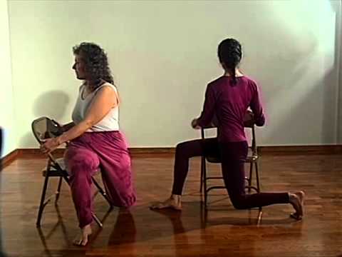 Rx:Yoga! Spiral Chair Twist - Gail Dubinsky, MD - YouTube